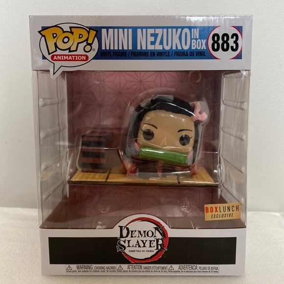 Funko | Wall Decor | Mini Nezuko In A Box Box Lunch Exclusive Funko Pop ...